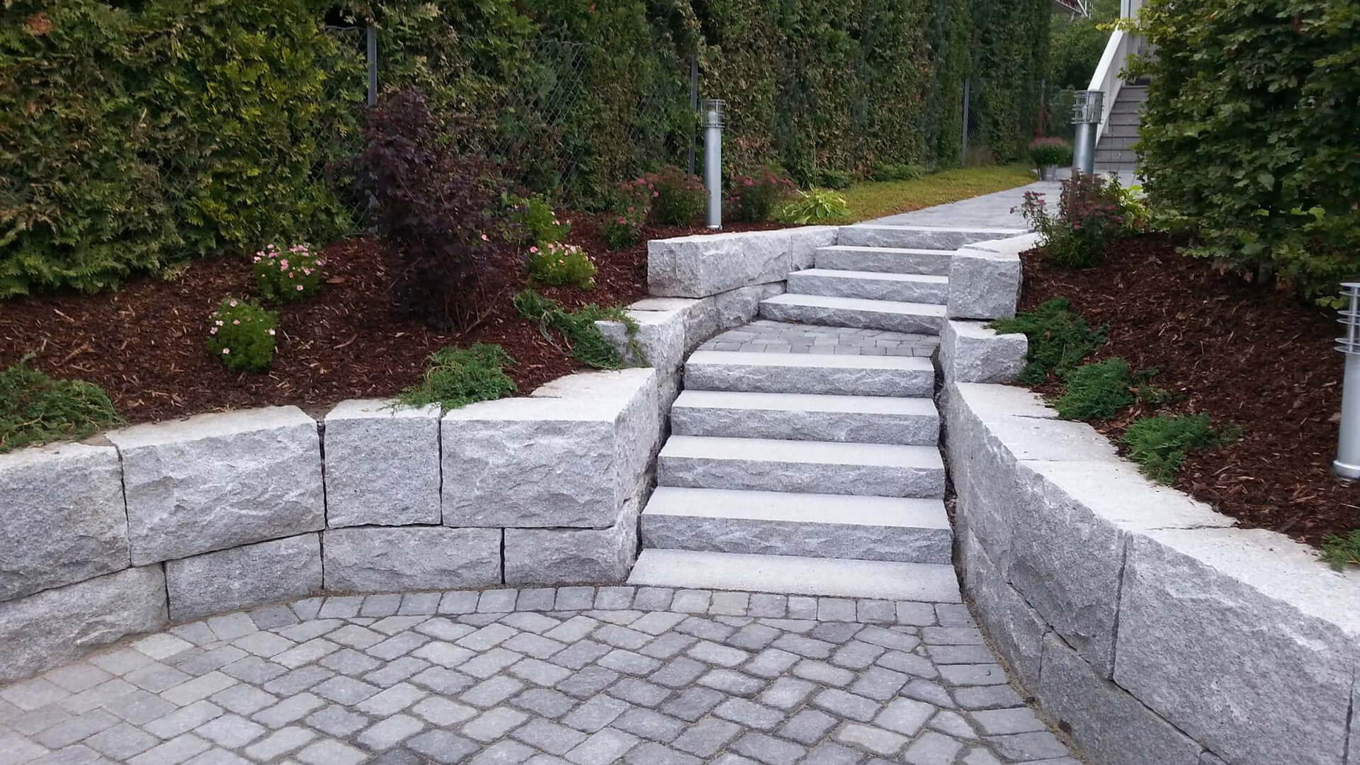 Trapper - trinn i naturstein, skifer og granitt | Skifer & Granitt